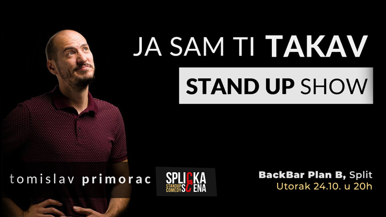 Ulaznice za : BackBar Plan B: "Ja sam ti takav" - Stand-up show ...