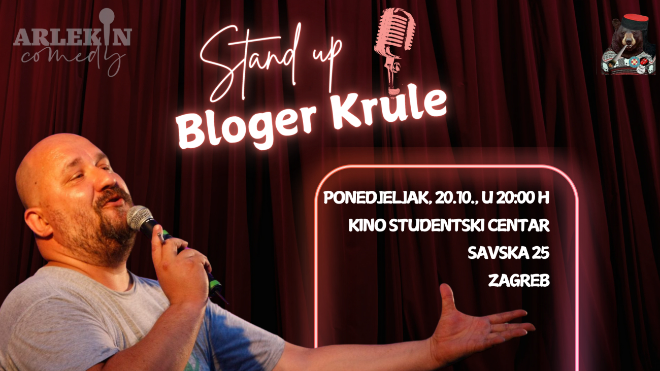 Tickets for : Bloger Krule stand up / Kino SC @ Zagreb 2025 | CoreEvent