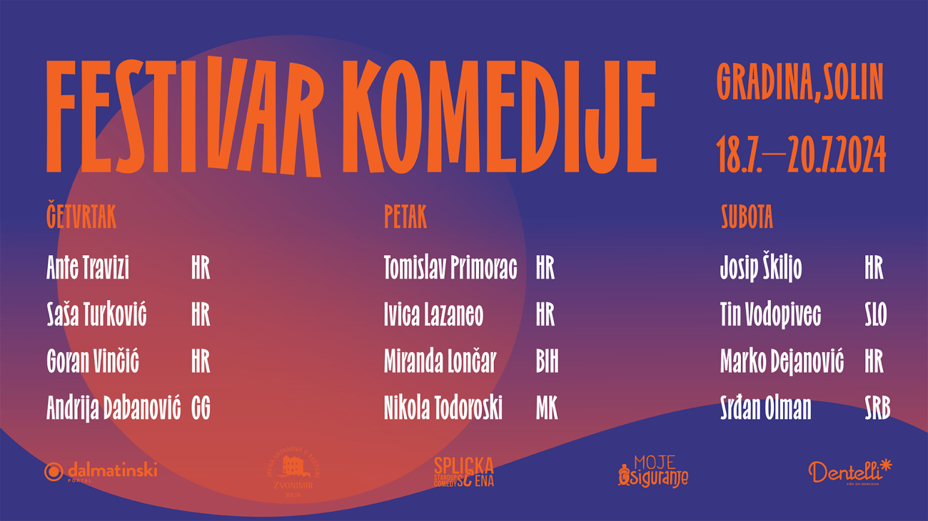 Ulaznice za : FESTIVAR KOMEDIJE '24 2024 | CoreEvent