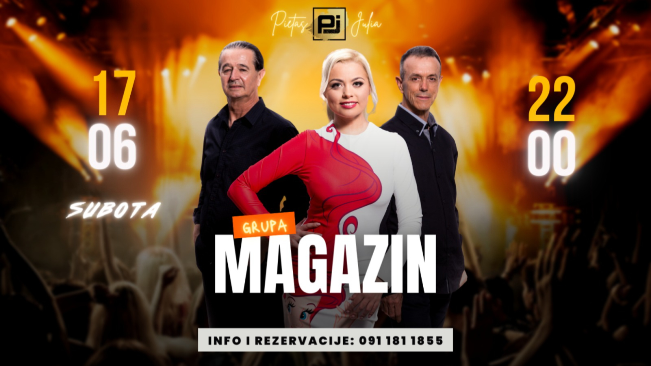 Ulaznice za : Magazin @ Pietas Julia, Pula 2023 | CoreEvent