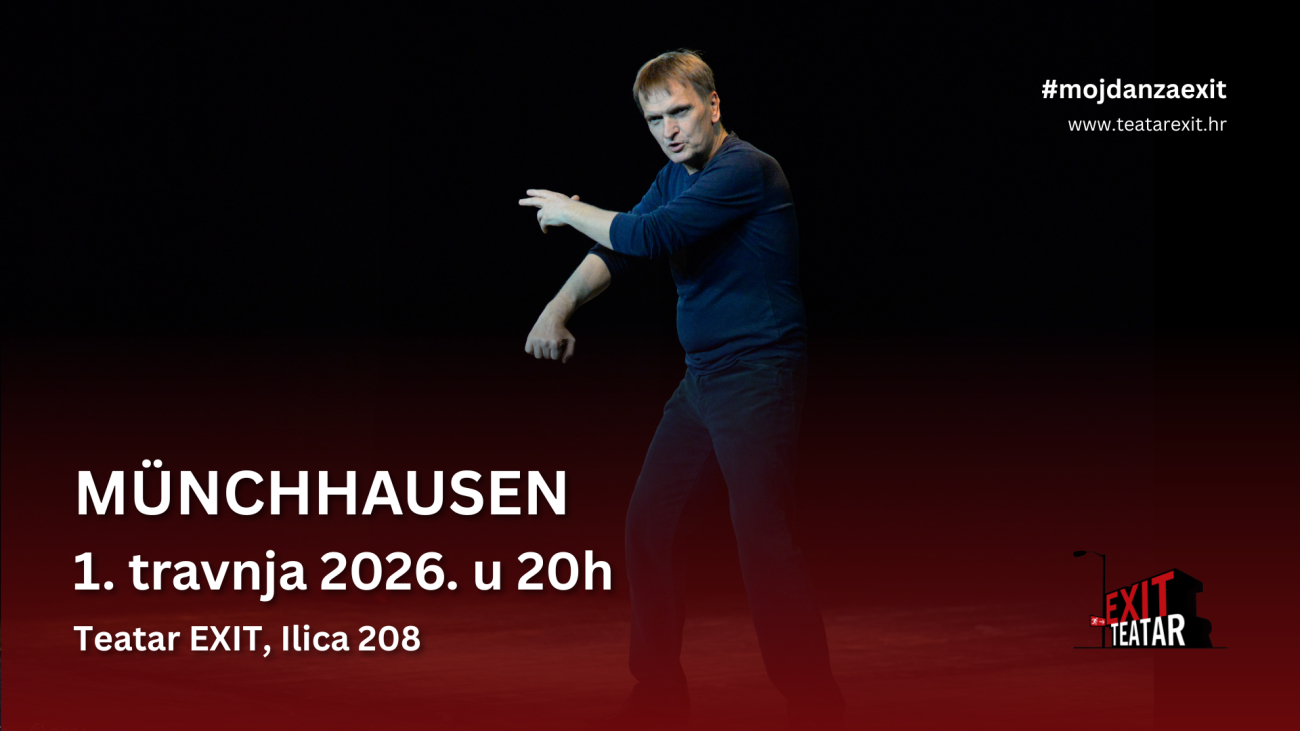 Ulaznice za : MÜNCHHAUSEN - 1.4.2026. Teatar EXIT 2026 | CoreEvent