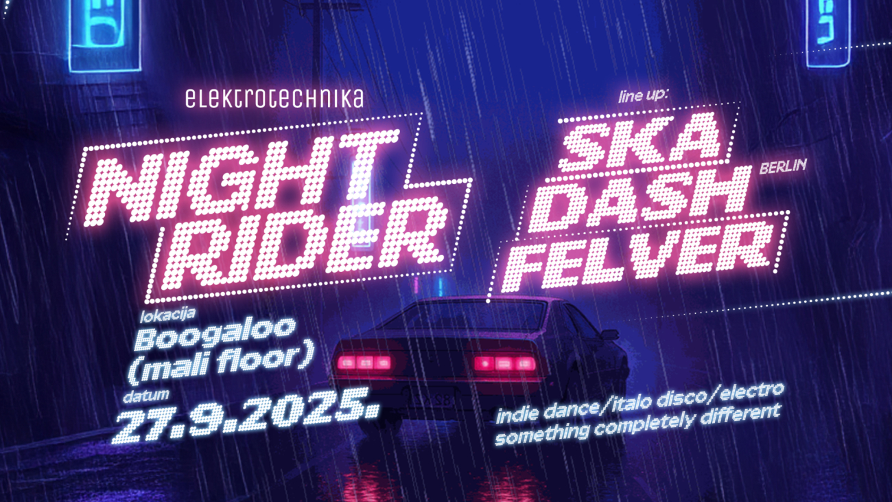 Tickets for : NIGHT RIDER @ Boogaloo - retro indie disco electro 2025 ...