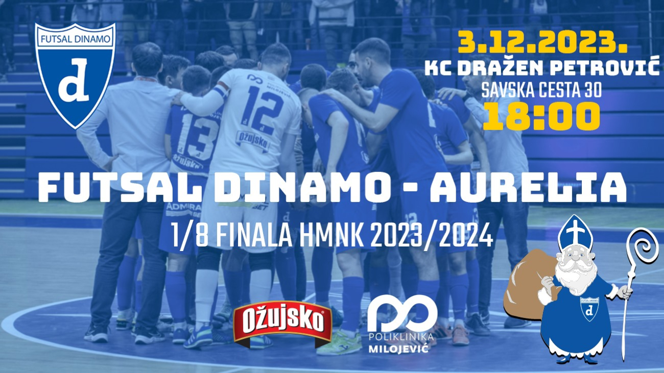 Ulaznice za : PLAVI SVETI NIKOLA 2023: FUTSAL DINAMO - AURELIA 2023 | CoreEvent