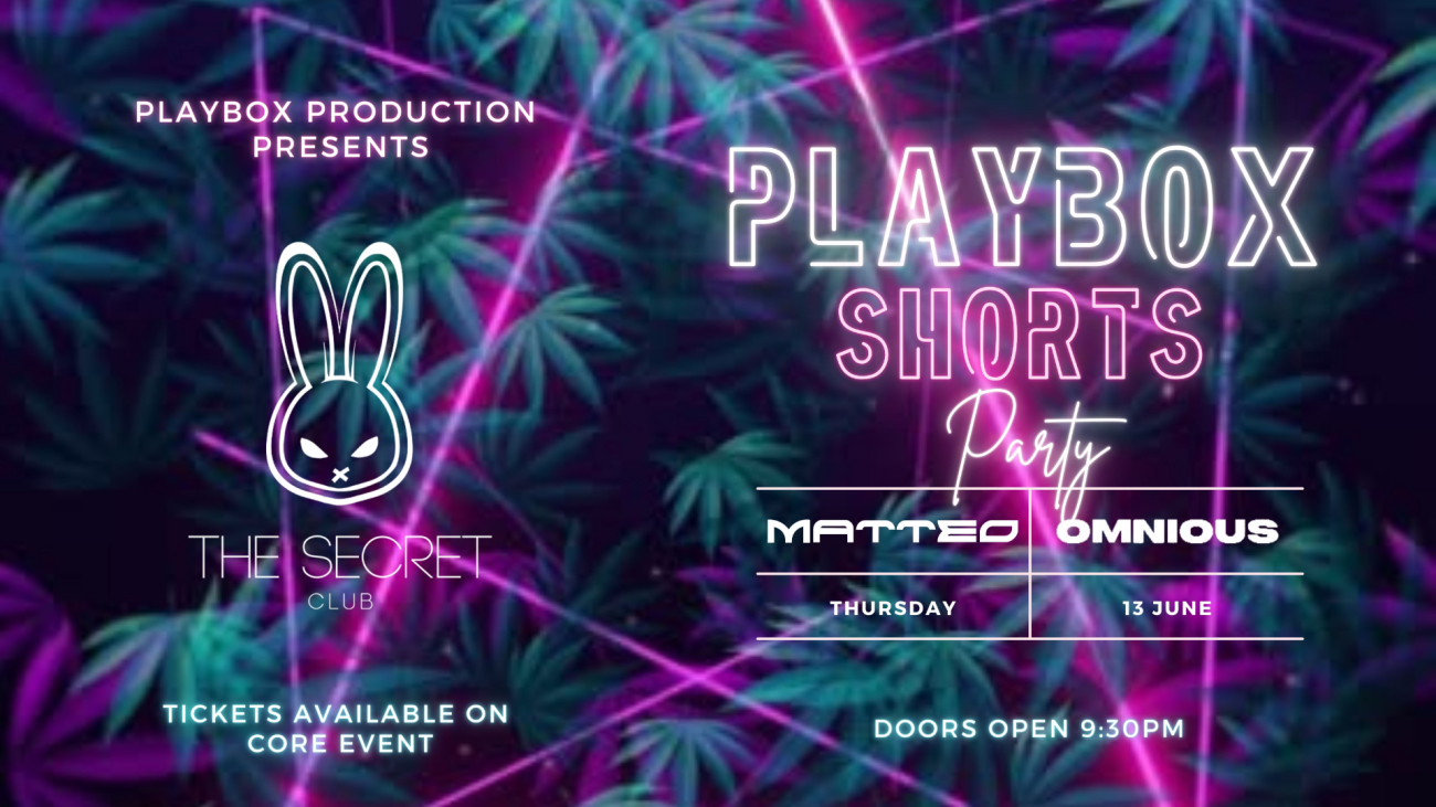 Ulaznice za : PLAYBOX SHORTS PREPARTY 2024 | CoreEvent