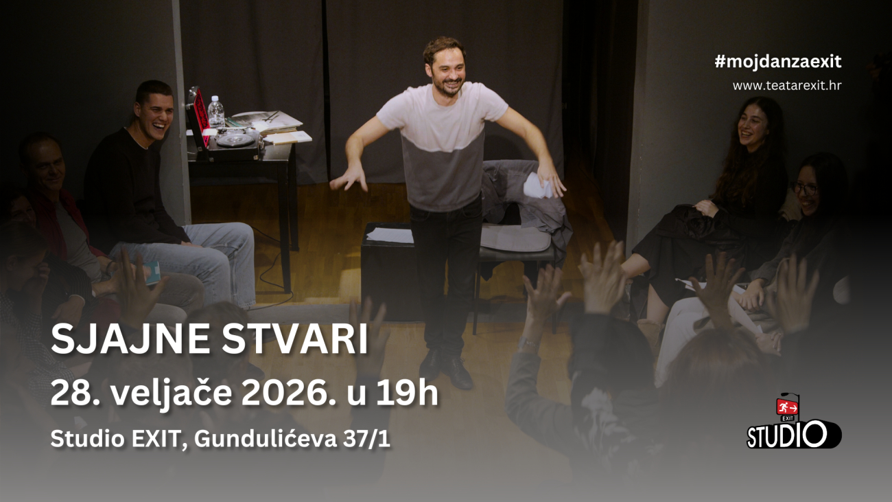 Ulaznice za : SJAJNE STVARI - 28.2.2026. Studio EXIT 2026 | CoreEvent