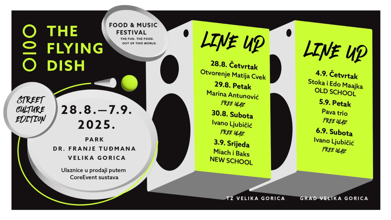 Ulaznice za : The Flying Dish - grupne karte 2025 | CoreEvent